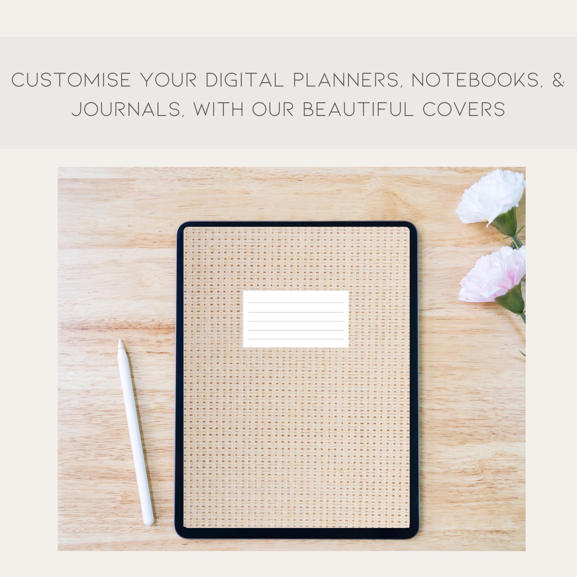 Beige Aesthetic Note Book Cover Goodnotes Cover Beige Neutral Notebook ...