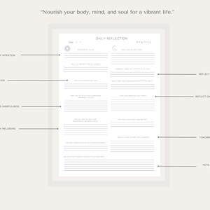Daily Reflection Worksheet Daily Reflection Tracker Printable CBT ...