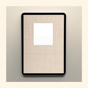 Beige Aesthetic Note Book Cover Goodnotes Cover Beige Neutral Notebook ...