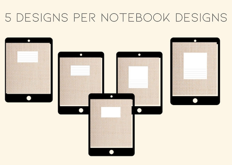 Beige Aesthetic Note Book Cover Goodnotes Cover Beige Neutral Notebook ...