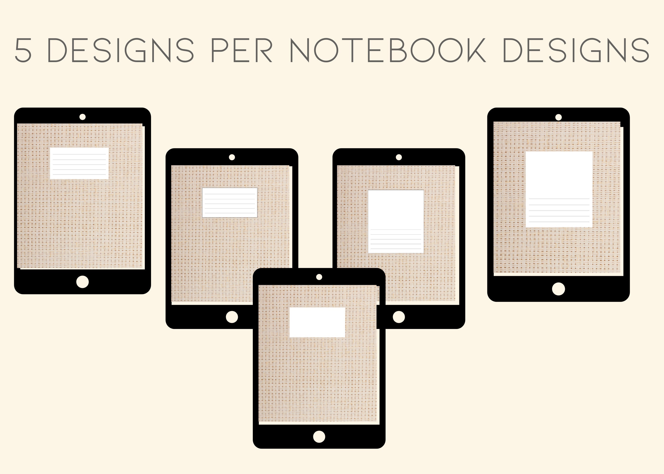 Beige Aesthetic Note Book Cover Goodnotes Cover Beige Neutral Notebook ...
