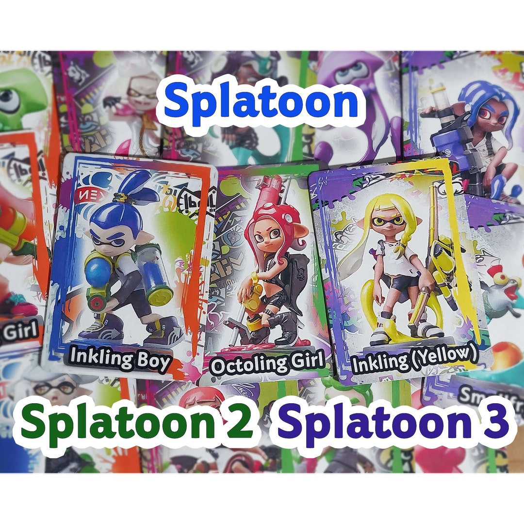 Splatoon Amiibo Cards - Etsy Canada