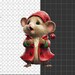 Christmas Mice 5 Clipart PNG, Transparent Background. Sublimation ...