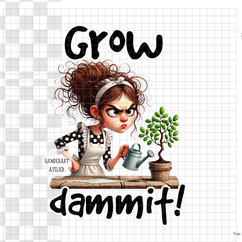 Grow Dammit - Etsy