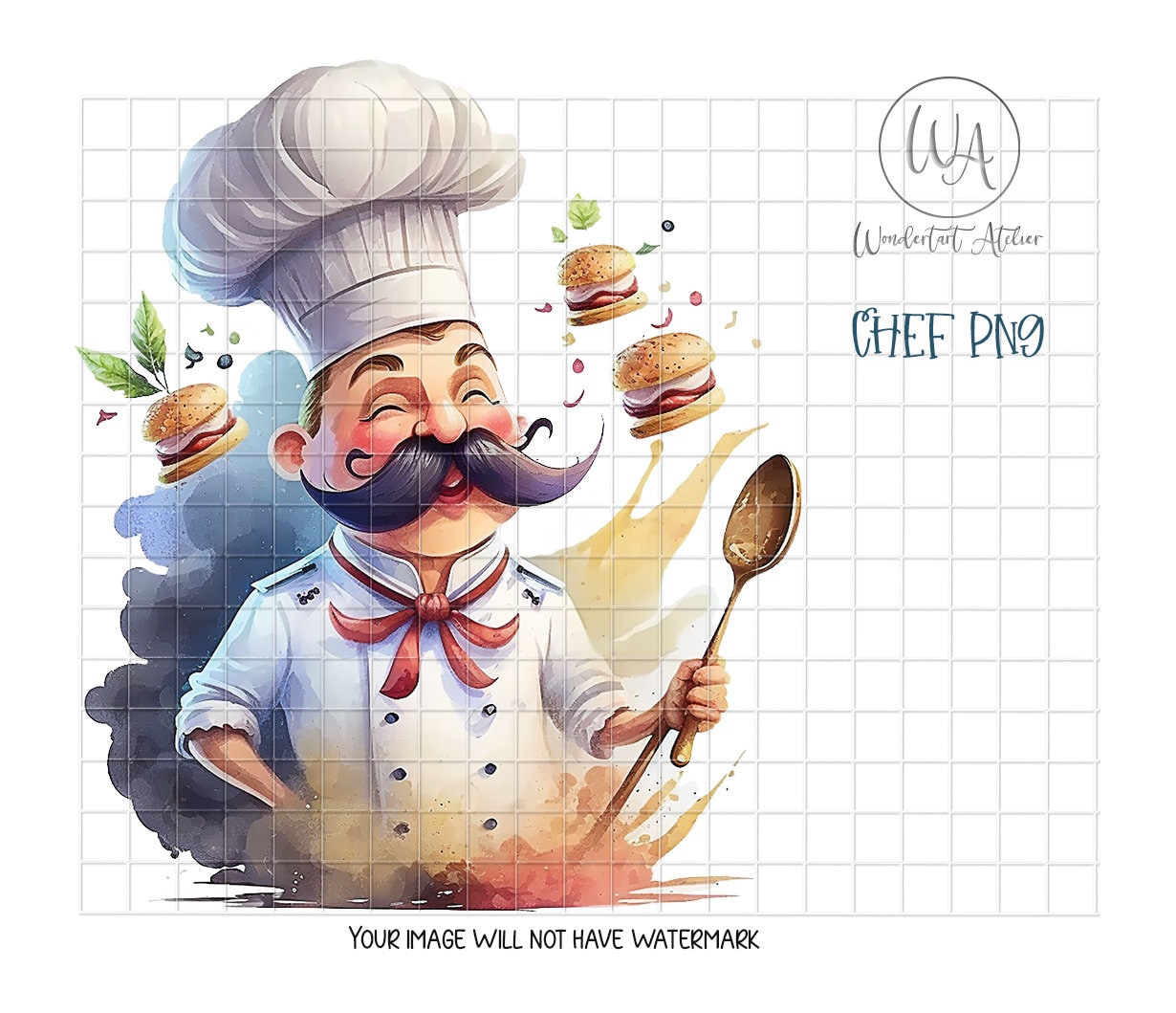 Chef Clipart Vector Cross