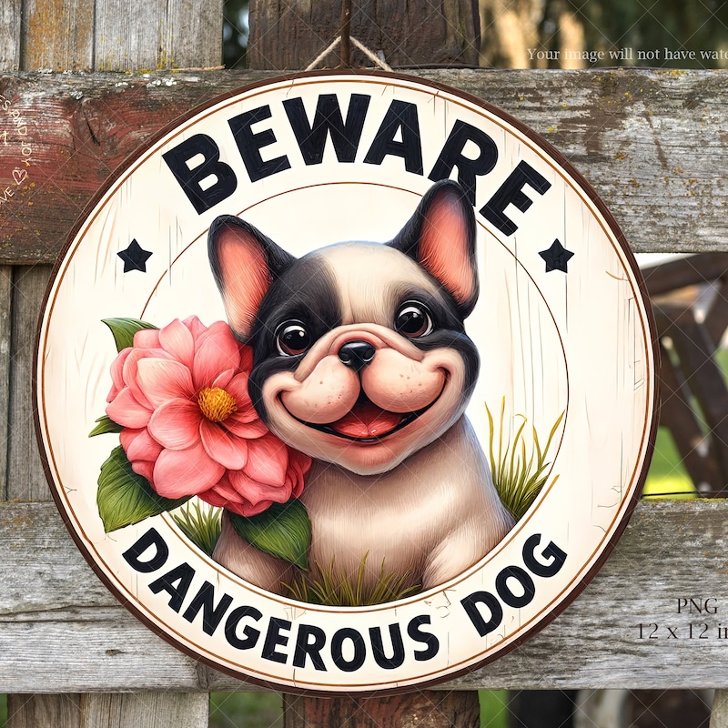 Funny French Bulldog Sign - Etsy