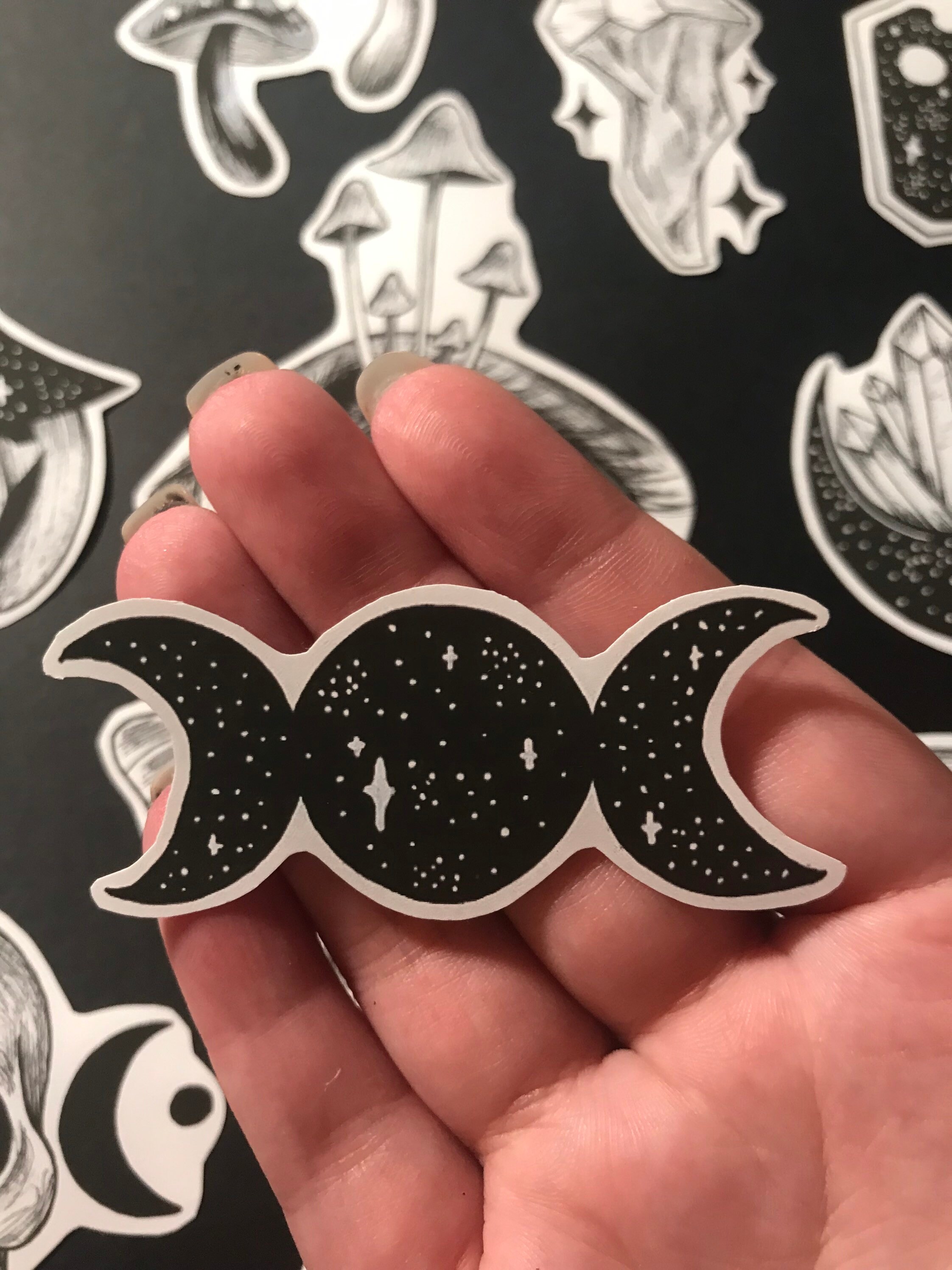 Spooky Witchy Stickers Pack of 10 - Etsy
