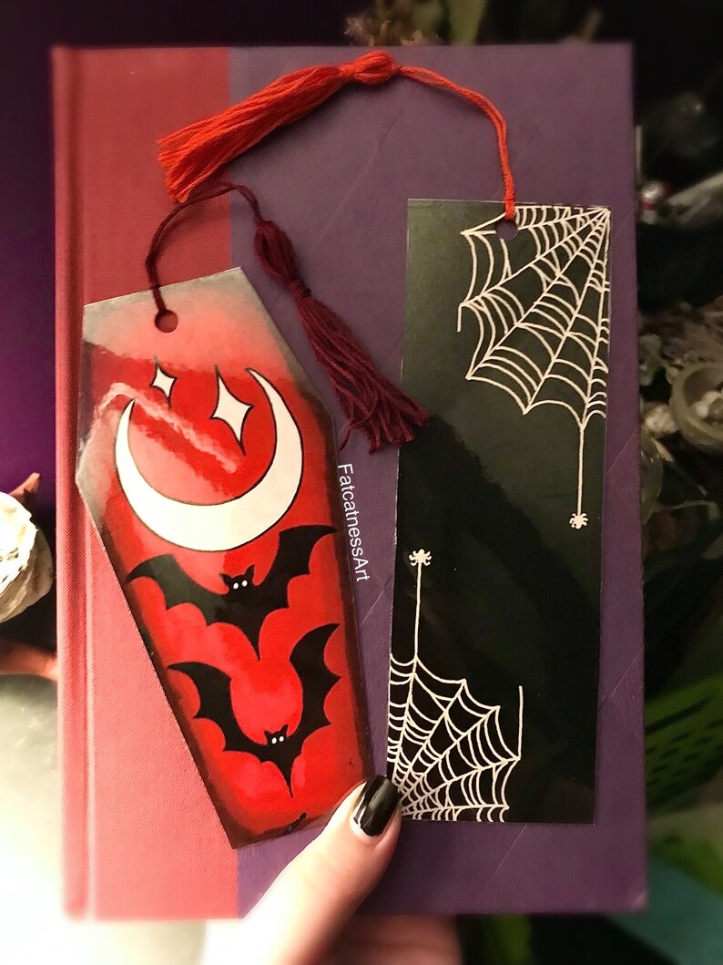 Gothic Bookmarks Set of 2 - Etsy