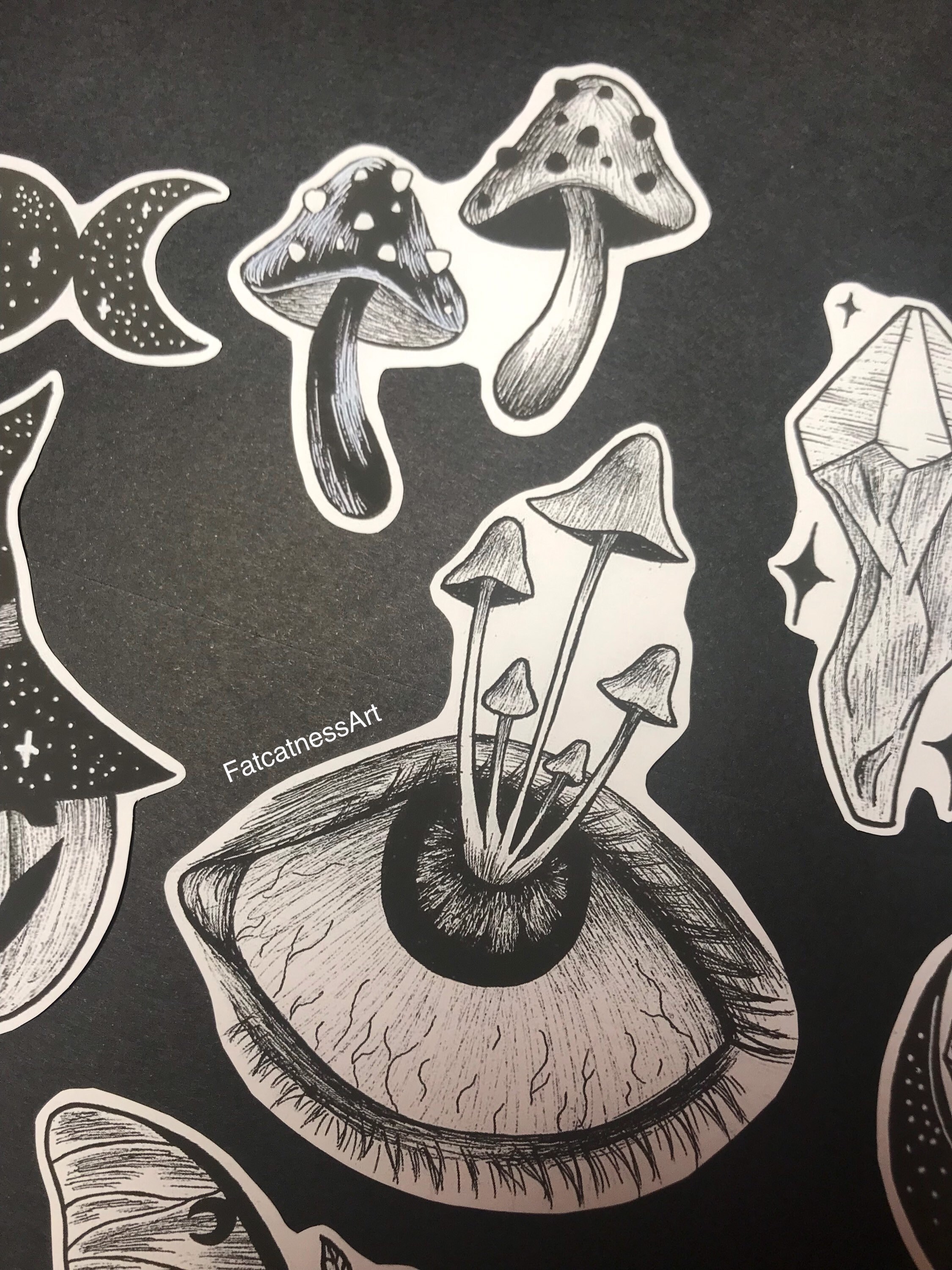 Spooky Witchy Stickers Pack of 10 - Etsy