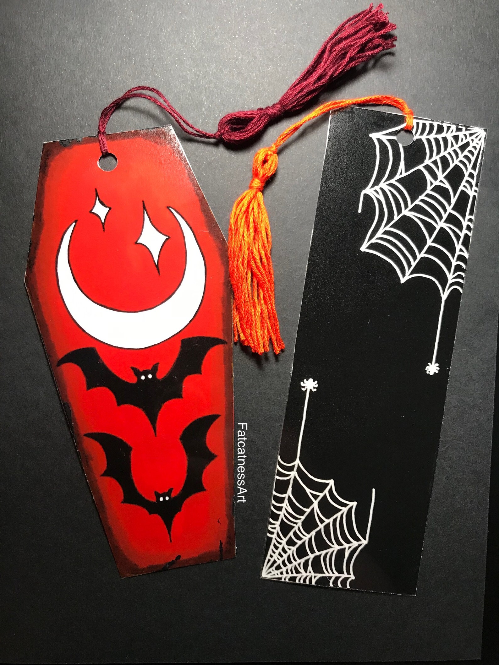 Gothic Bookmarks Set of 2 - Etsy