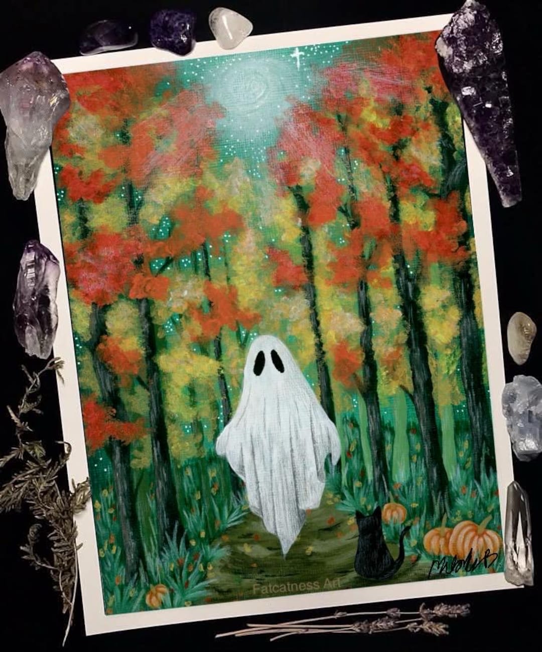 Ghost Forest Art Print - Etsy