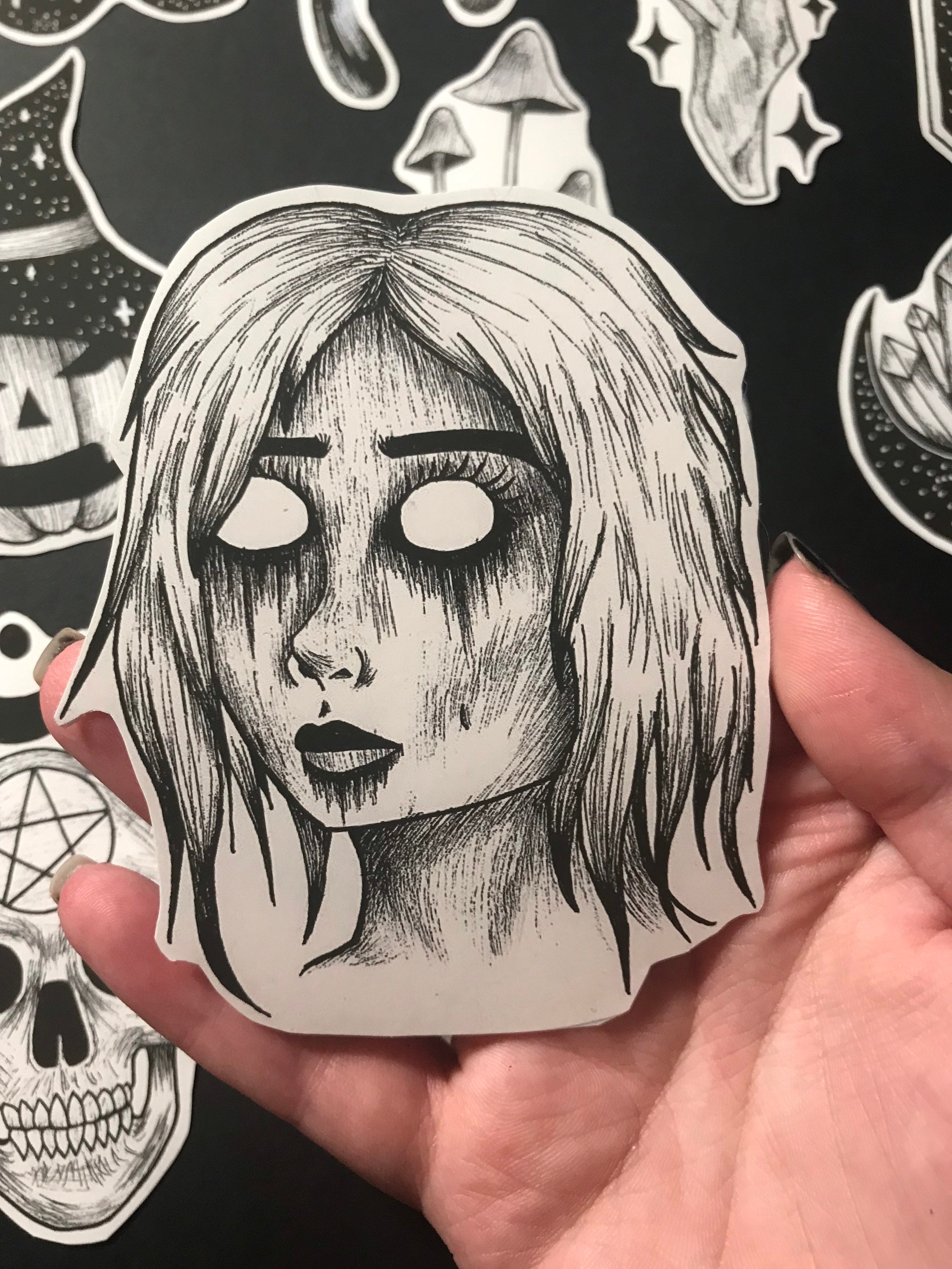 Spooky Witchy Stickers Pack of 10 - Etsy