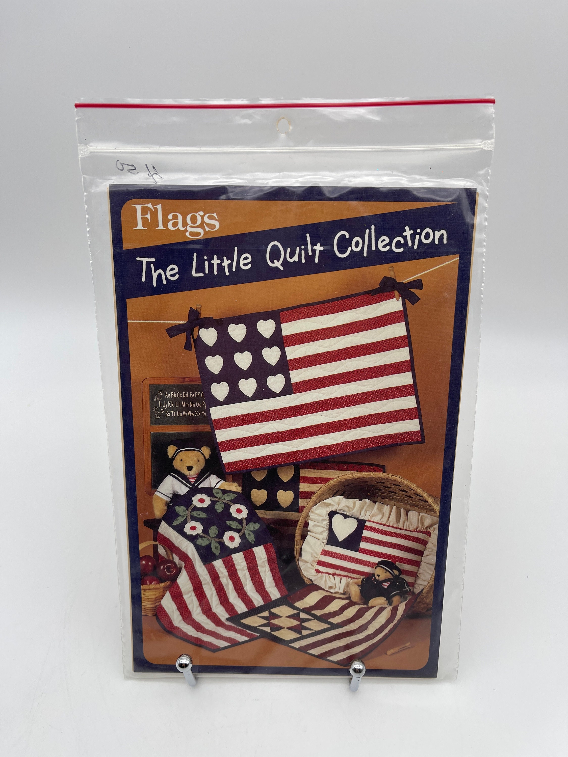 Set of 2 Vintage 1980s Patriotic Quilt Patterns uncle Sam and Little ...