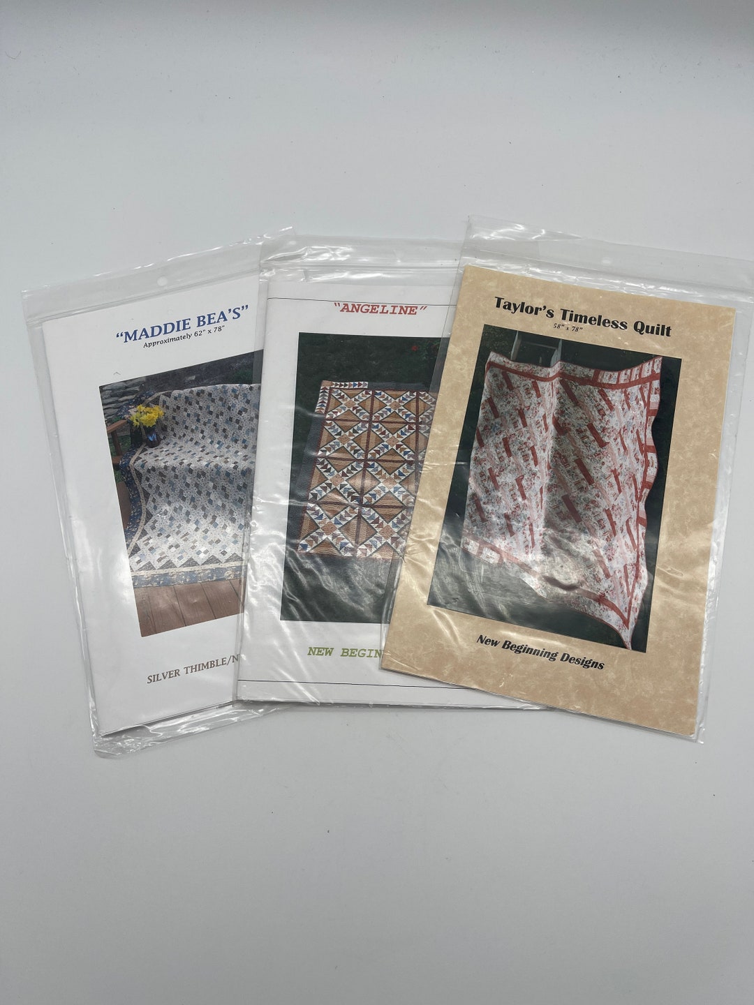 New Beginning Designs Quilting Patterns - Maddie Bea's - Angeline ...
