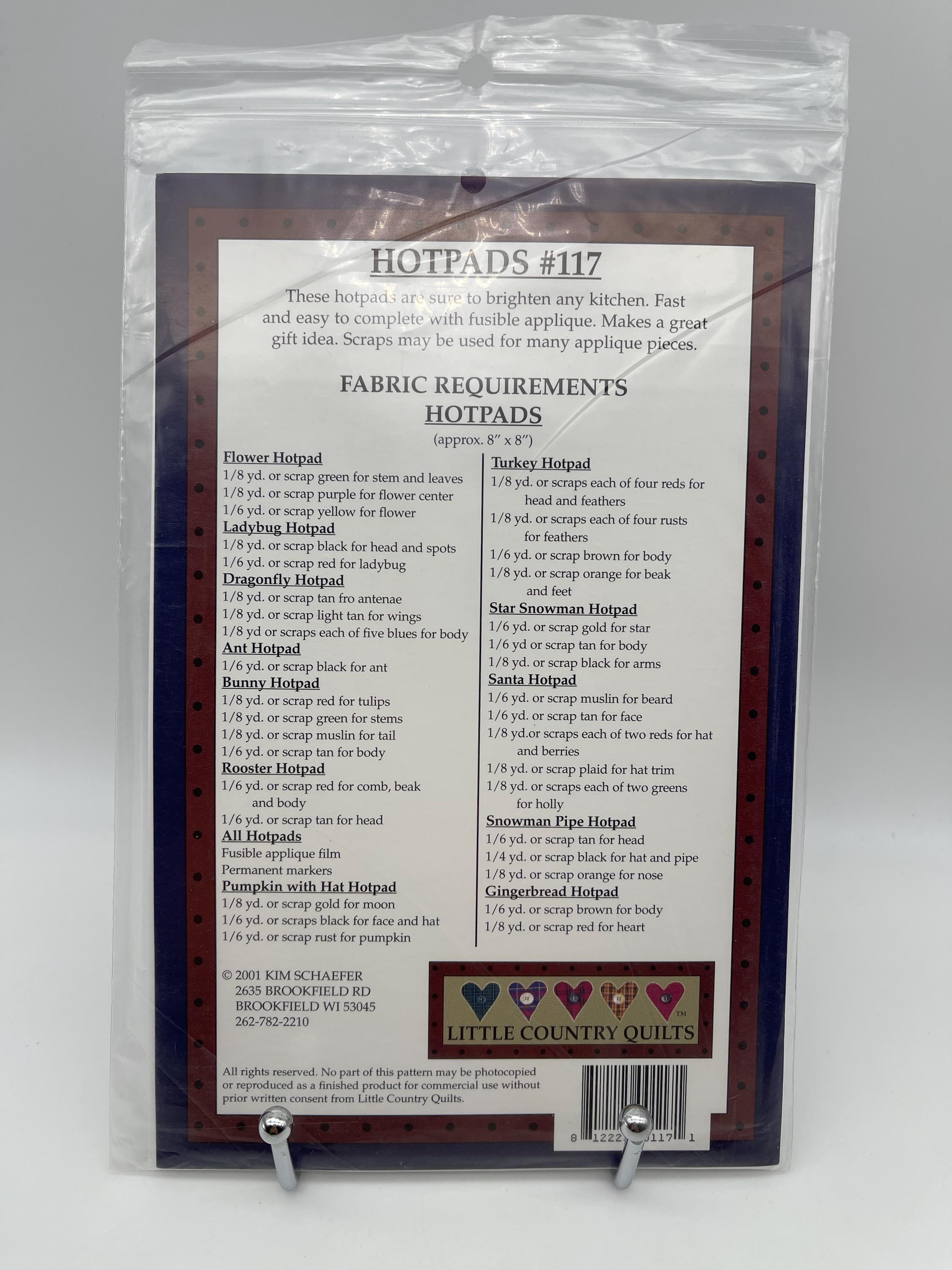 Vintage 2001 Little Country Quilts 
