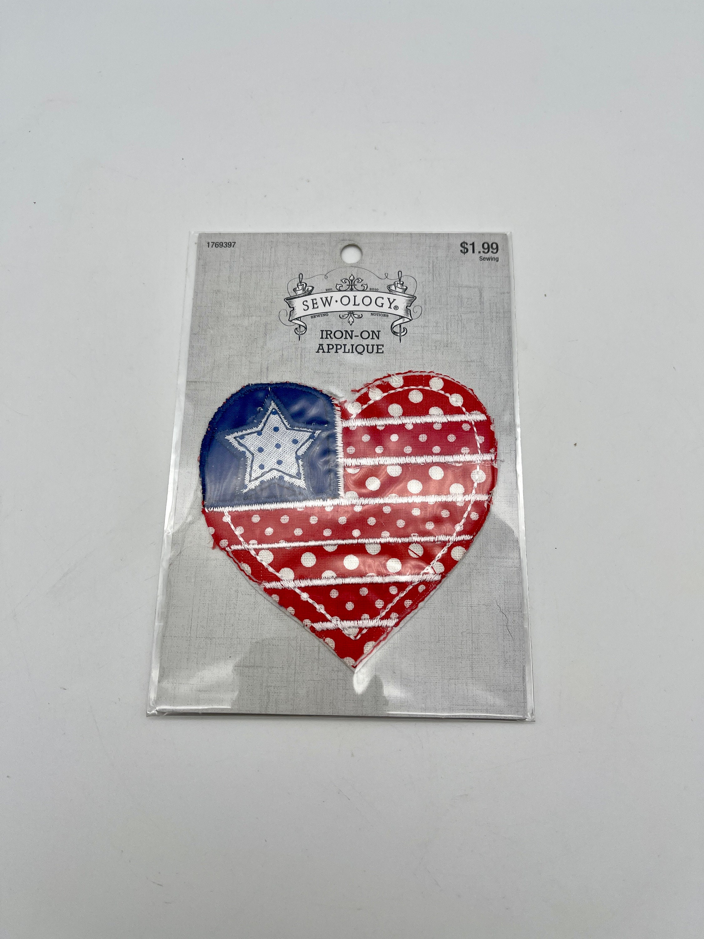 Your Choice Sewology Brand Iron-on Applique Patches Love and Heart ...