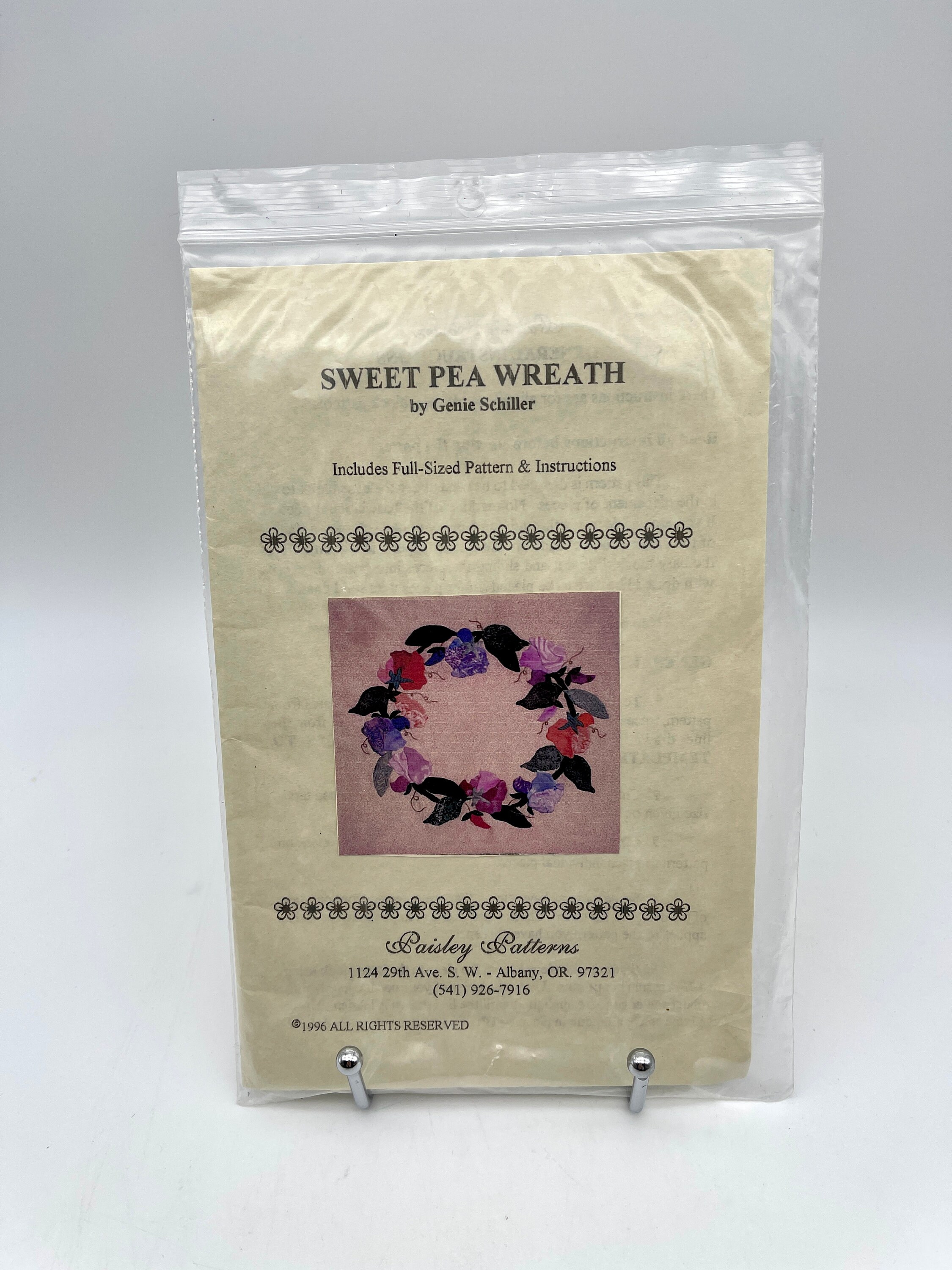 Vintage 1995 & 1996 Paisley Patterns Quilting Patterns by Genie ...