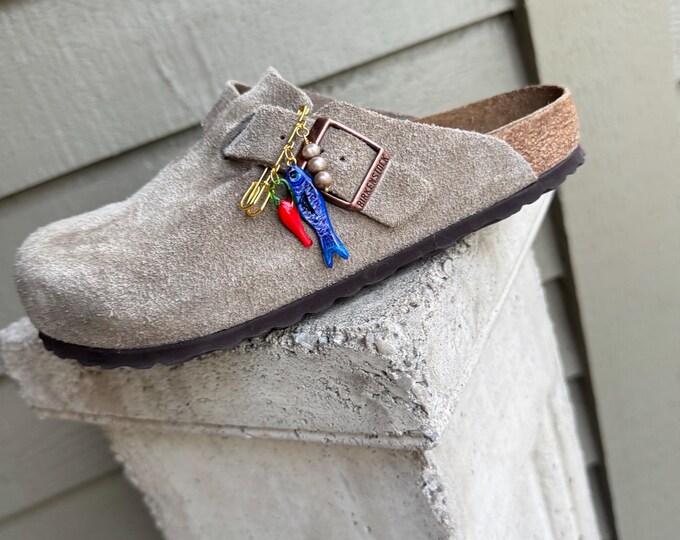 Coastal Accessory for Clogs, Clothing , Jeans or Bags. Fisherman, Fun ...