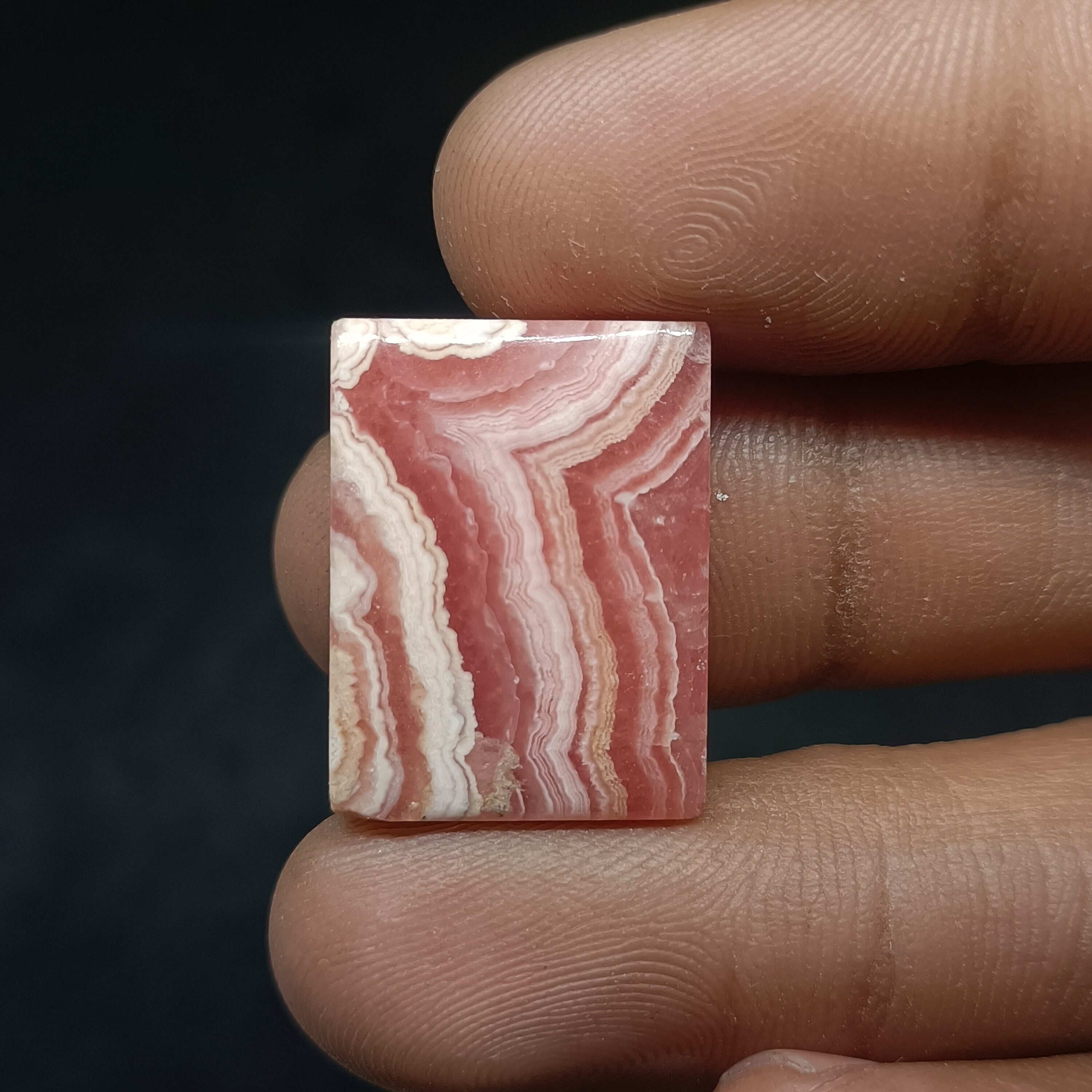 Natural Rhodochrosite Rectangle Cabochon Loose Gemstone - Etsy