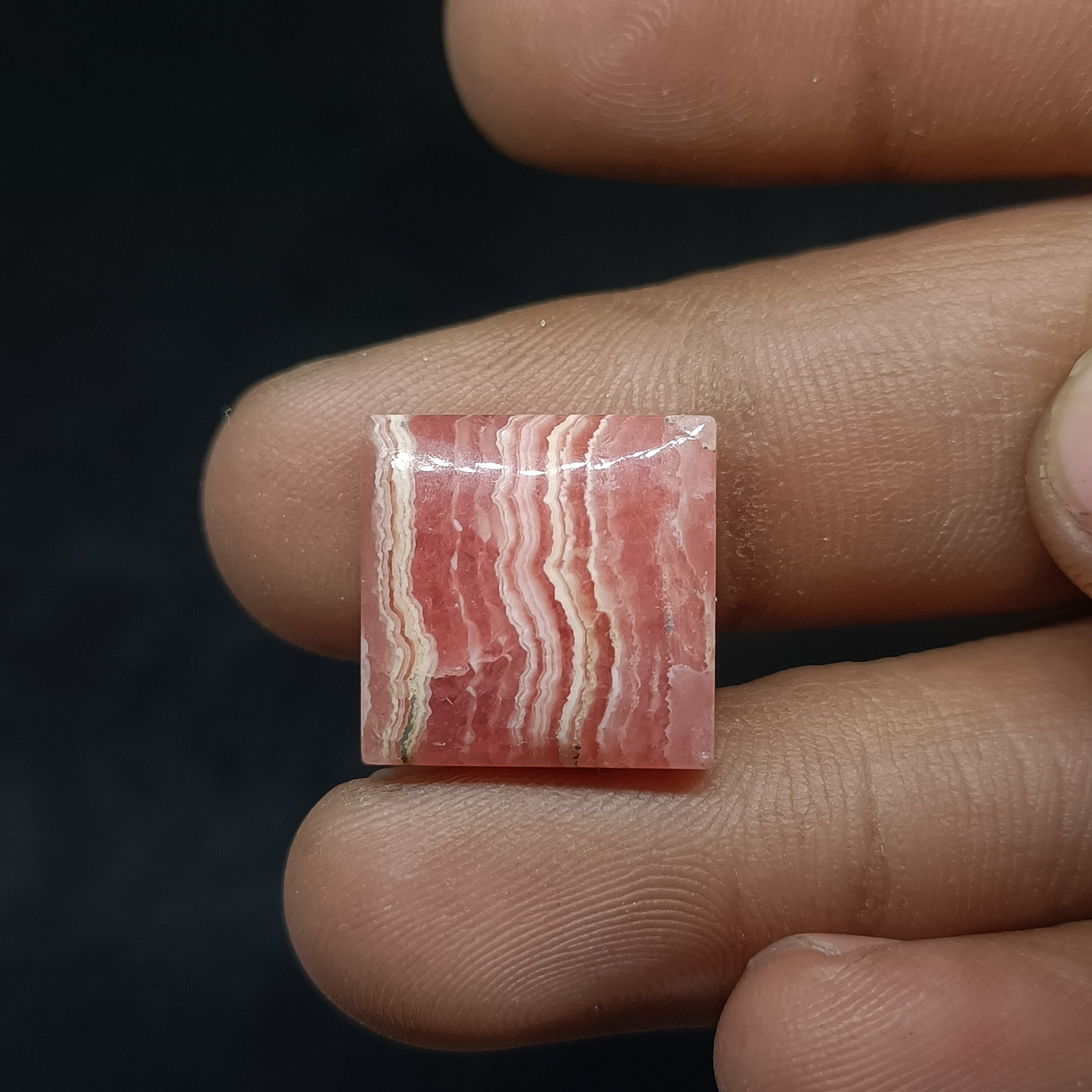 Natural Rhodochrosite Rectangle Cabochon Loose Gemstone - Etsy