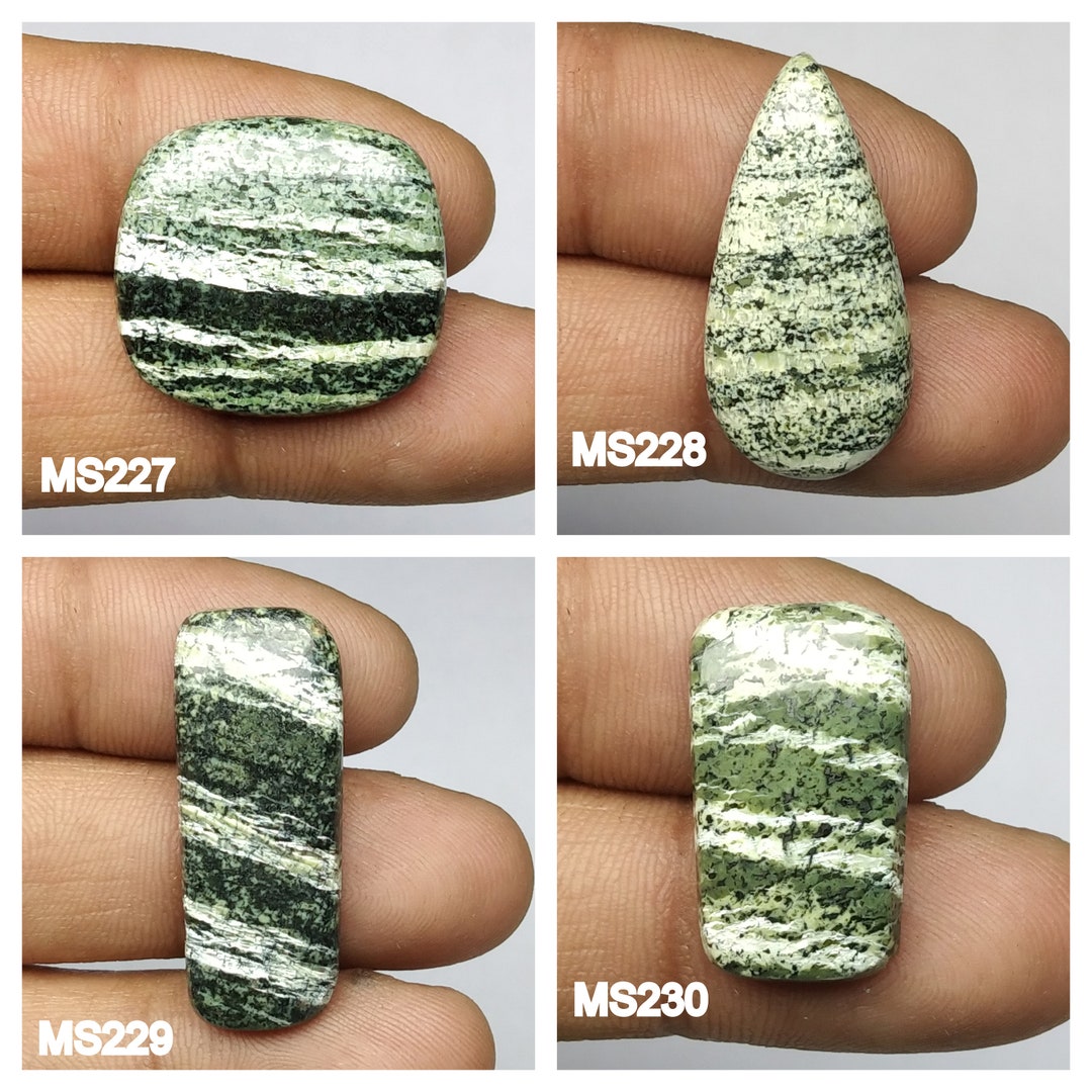 100% Top Quality Green Swiss Opal Mix Gemstone Cabochon - Etsy