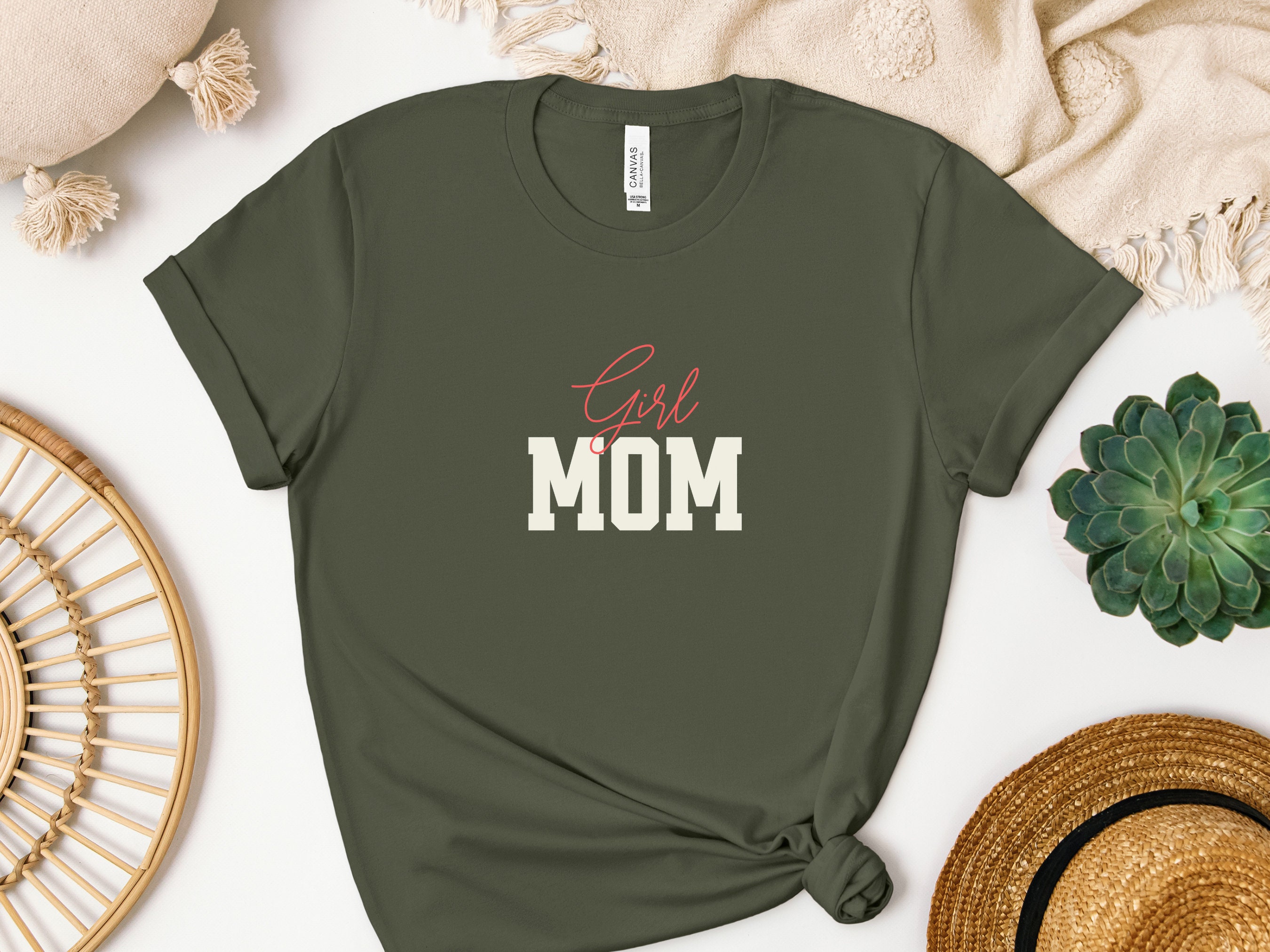 Girl Mom Shirt Girl Mom Era Cute Mothers Day Shirt First Time Mom