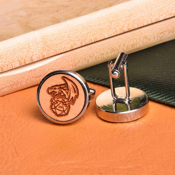 D20 Cufflinks - Etsy