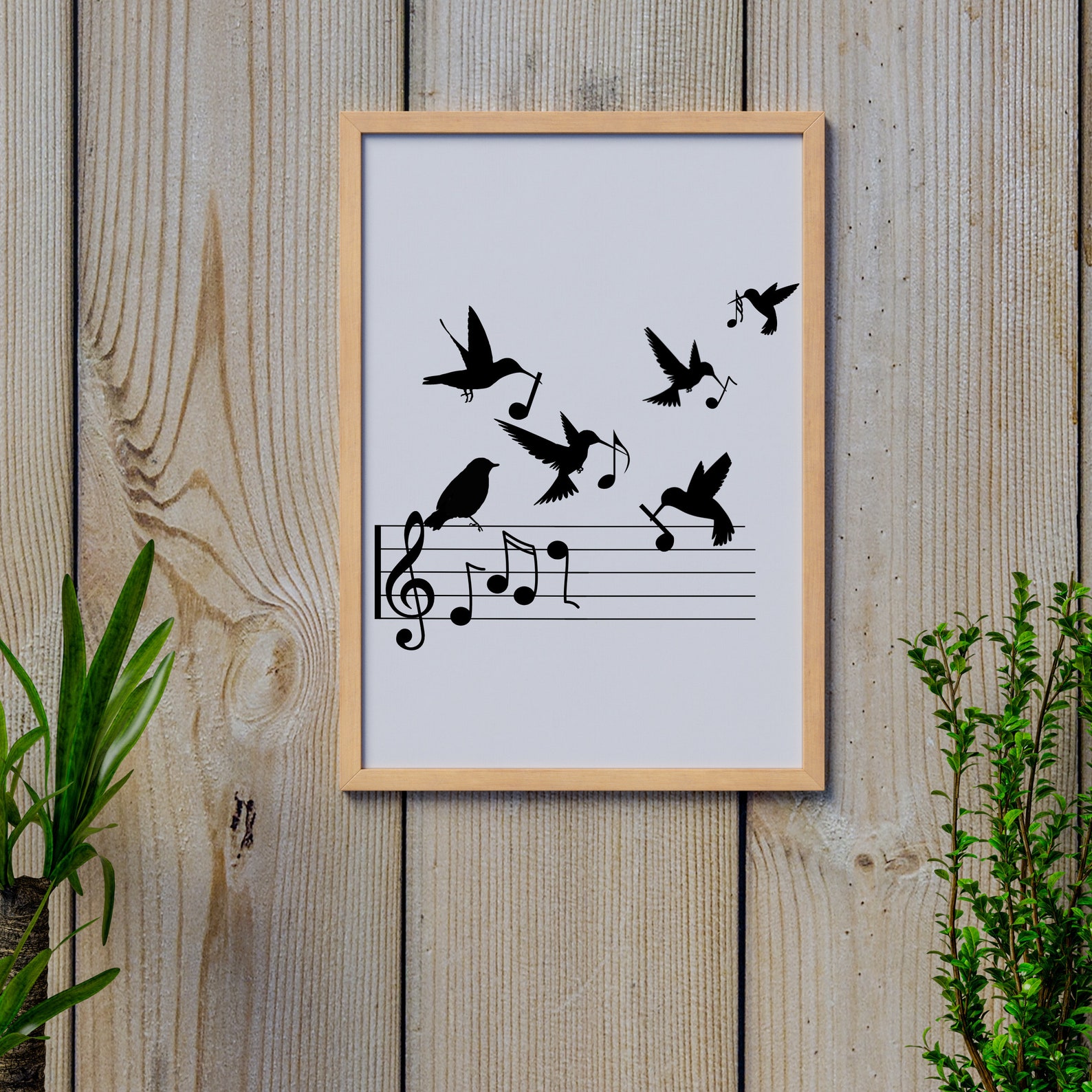 Musical Notes and Birds, Birds and Notes Svg, Digital Download, Instant ...