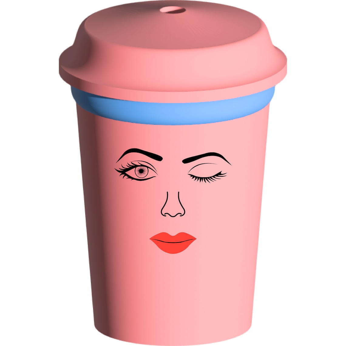 Woman Face Svg, Winking Eyes SVG, Eye Svg, Cut File for Cricut, Long ...