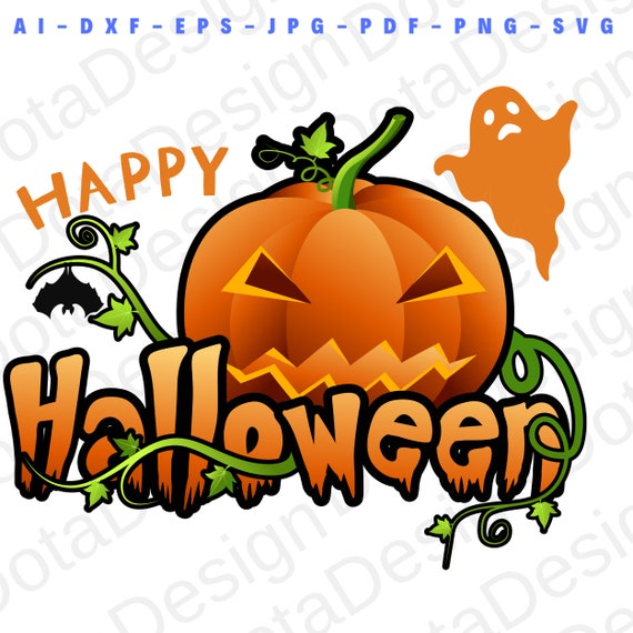 Happy Halloween Pumpkin SVG Cut File Pumpkin Svg Halloween - Etsy