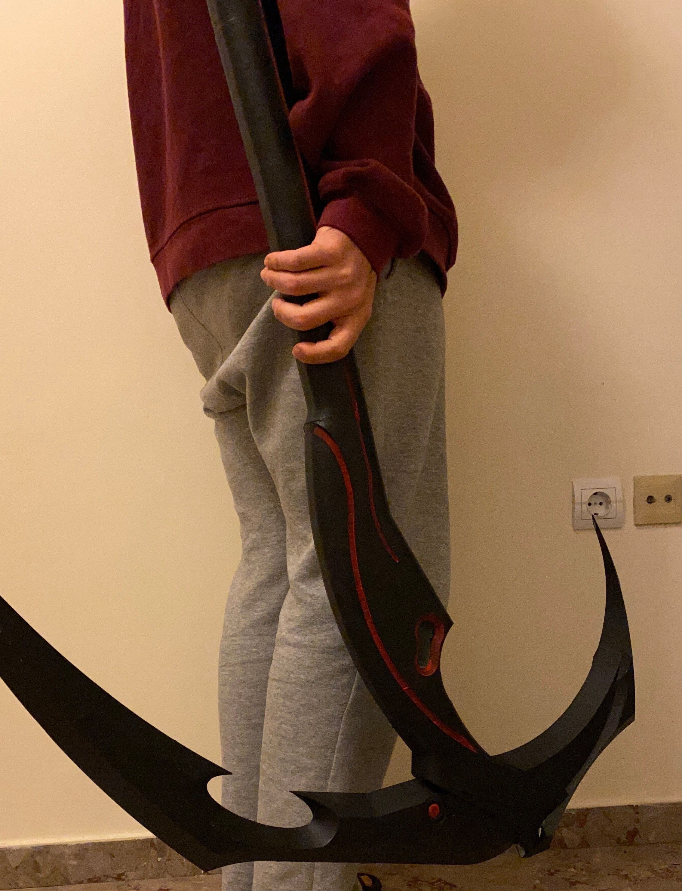 SCYTHE Cosplay Prop 3D Printed Decoration Warframe Weapon Full Sized ...