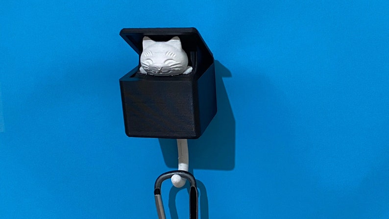 Cat Key Holder Wall-mounted 3D Printed Cat Key Hook - Etsy