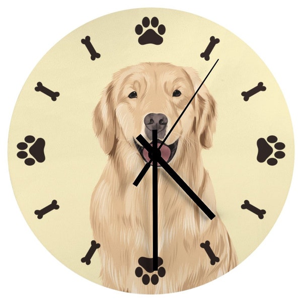 Dog Clock - Etsy