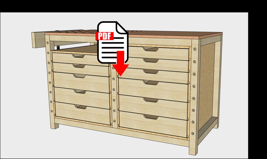 MFT Style Compact Workbench - Etsy Australia