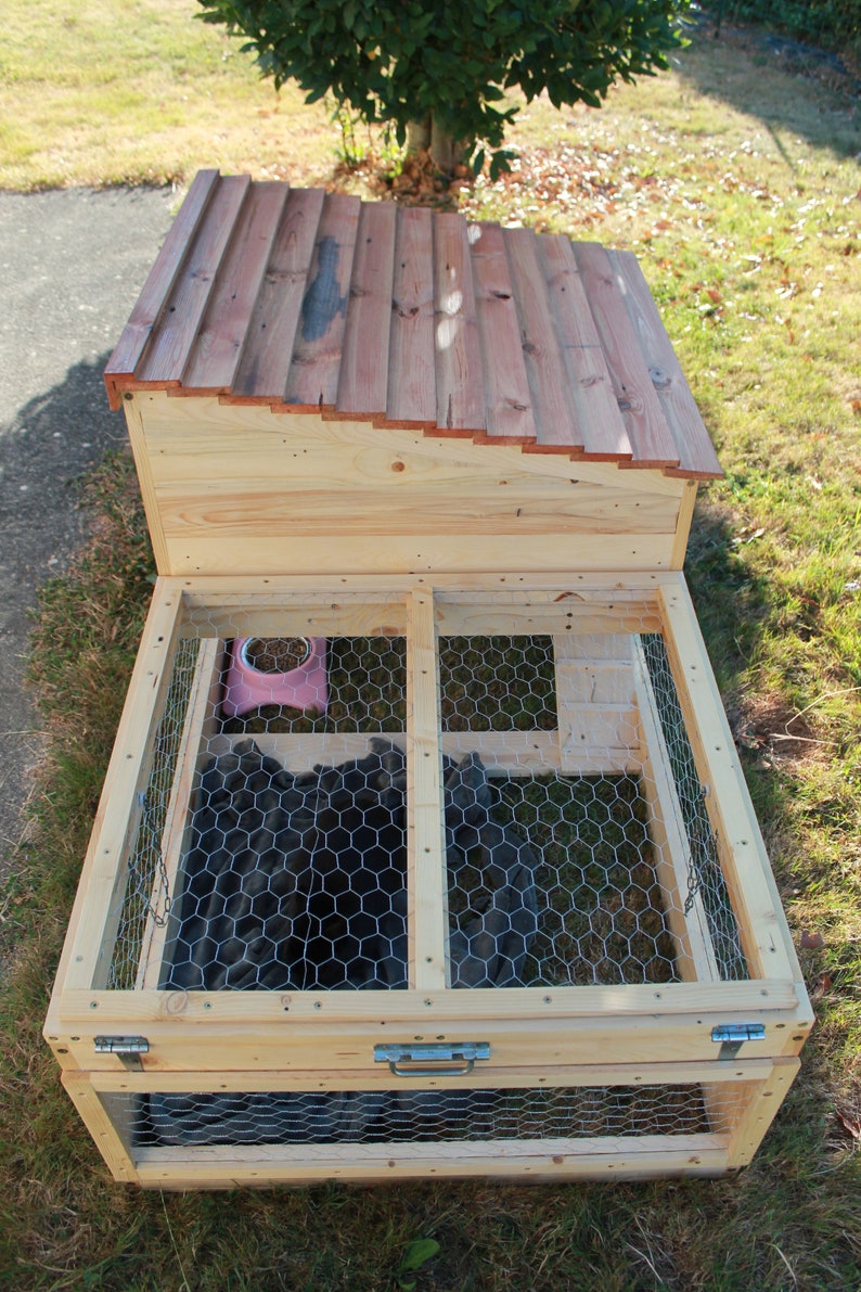 Complete PDF Plan for an Outdoor Enclosure for Rabbits or Guinea Pigs ...
