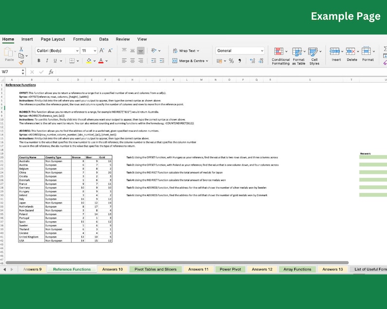Beginners & Advanced Excel Course | Learn Excel Functions | Training Course | Microsoft Excel - Etsy