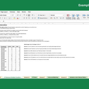Beginners & Advanced Excel Course | Learn Excel Functions | Training Course | Microsoft Excel - Etsy