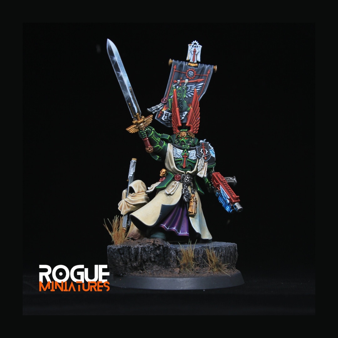 Azrael Dark Angel Chapter Master *FINE DETAIL* Warhammer 40k Commission ...