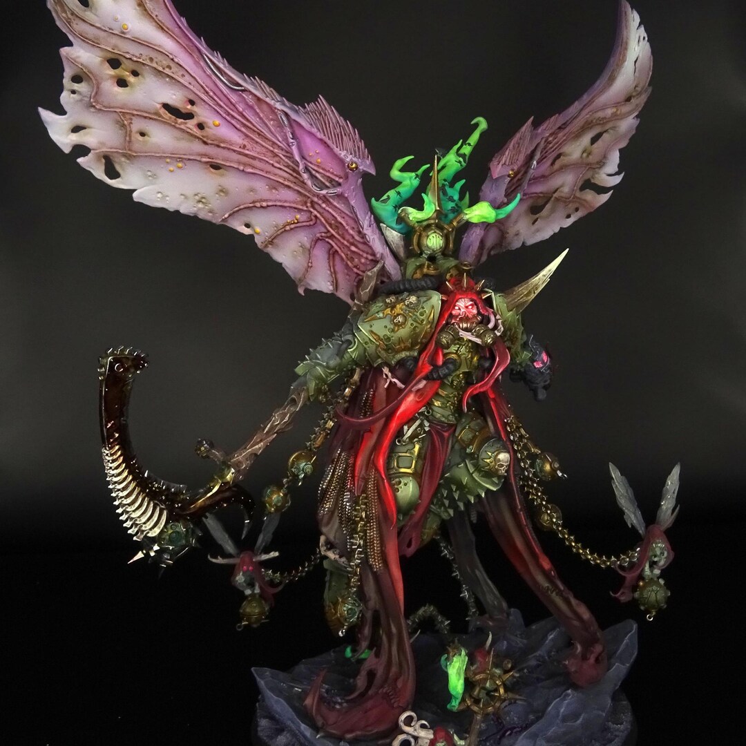 Mortarion Commission (fine-detail) Warhammer 40k Painted Model - Etsy