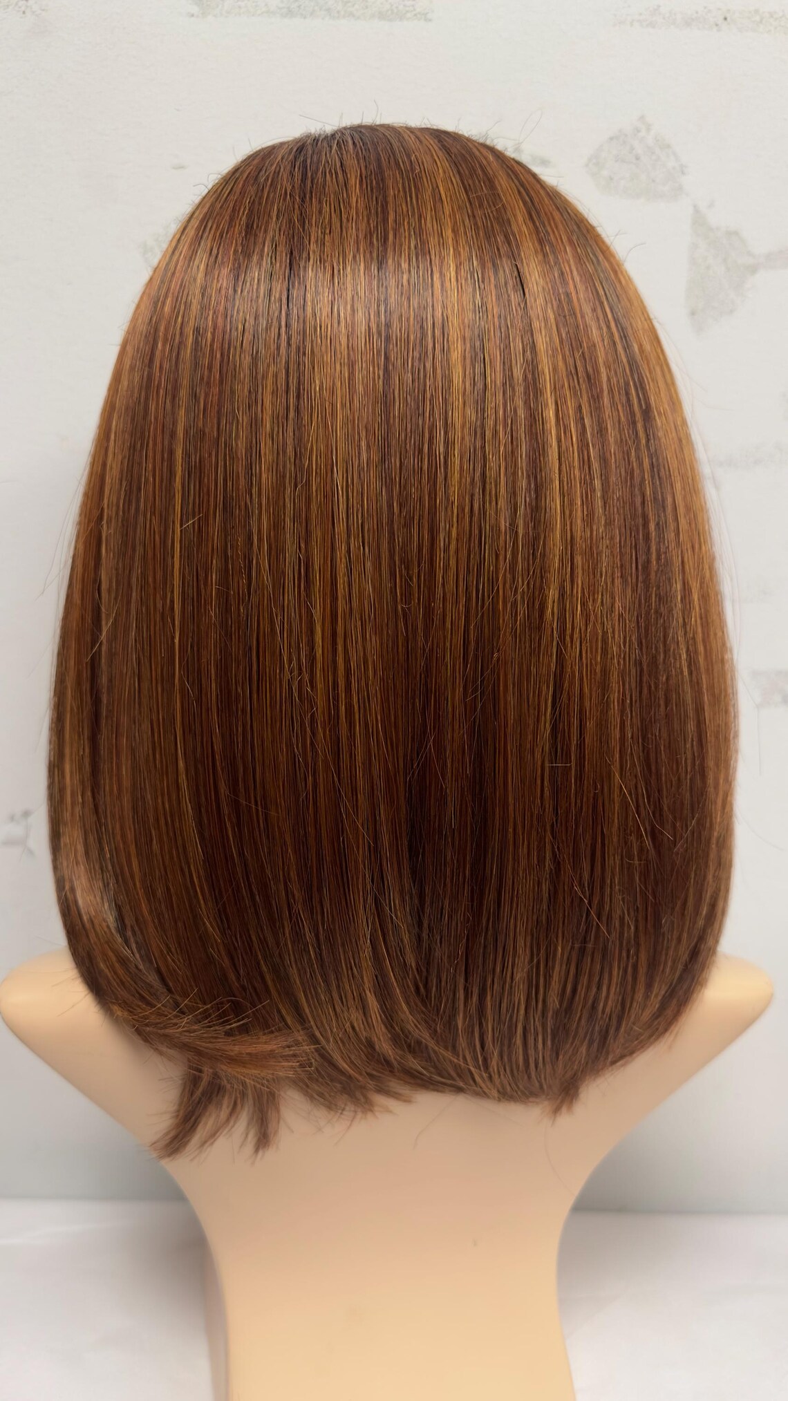 Sunny Autumn Red Balayage Virgin Human Hair Wig, Handtied Lace - Etsy