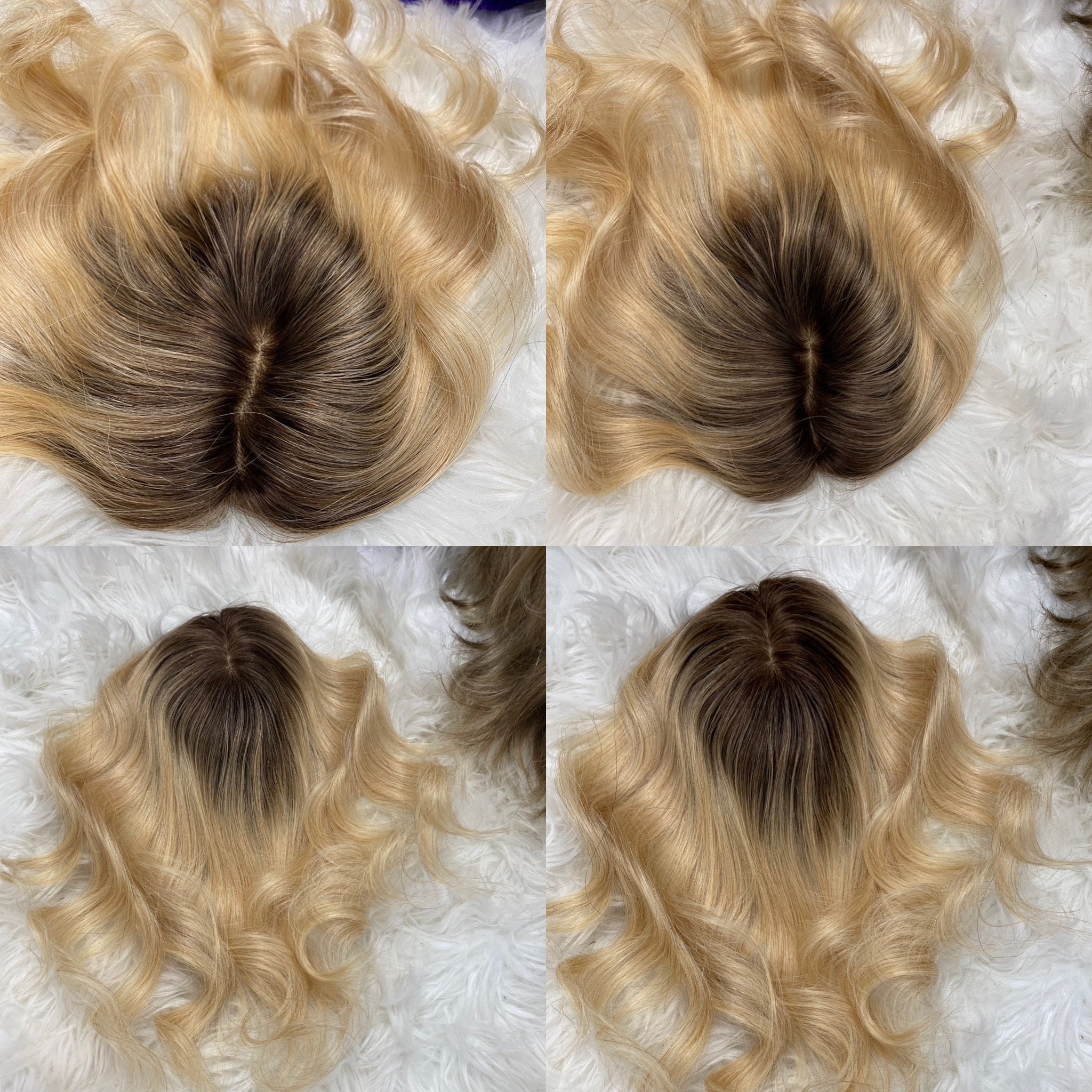 Human Hair Womens Topper Extensions Enhancer Lace Front High - Etsy