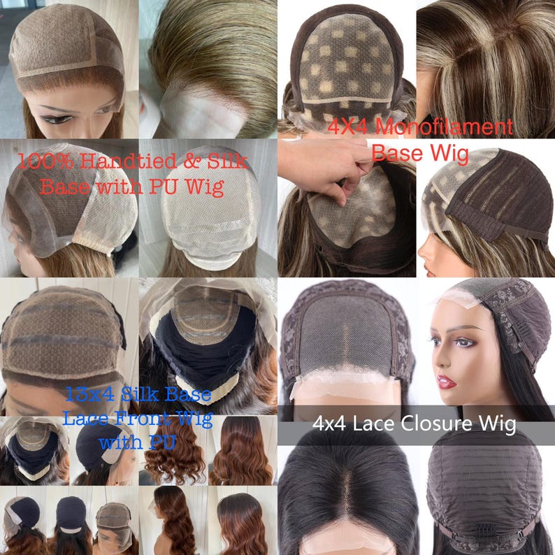 Silver Blonde Balayage Human Hair Wig, 13x5 Handtied Lace, 10-26 Inches ...