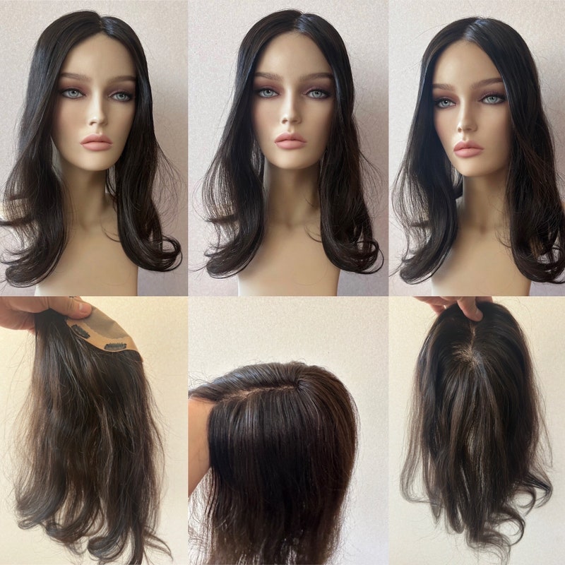 Human Hair Toppers for Black Women - Etsy