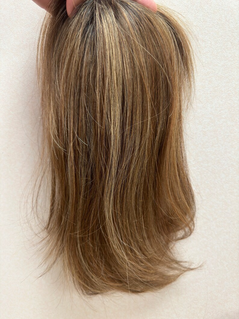 Human Hair Women’s Topper Toupee Extensions Enhancer Premium Quality 8 ...