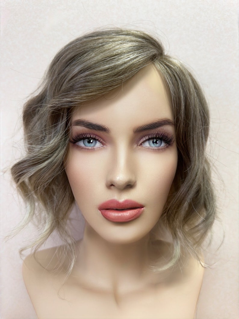 Human Hair Womens Topper Toupee Extensions Enhancer Premium - Etsy