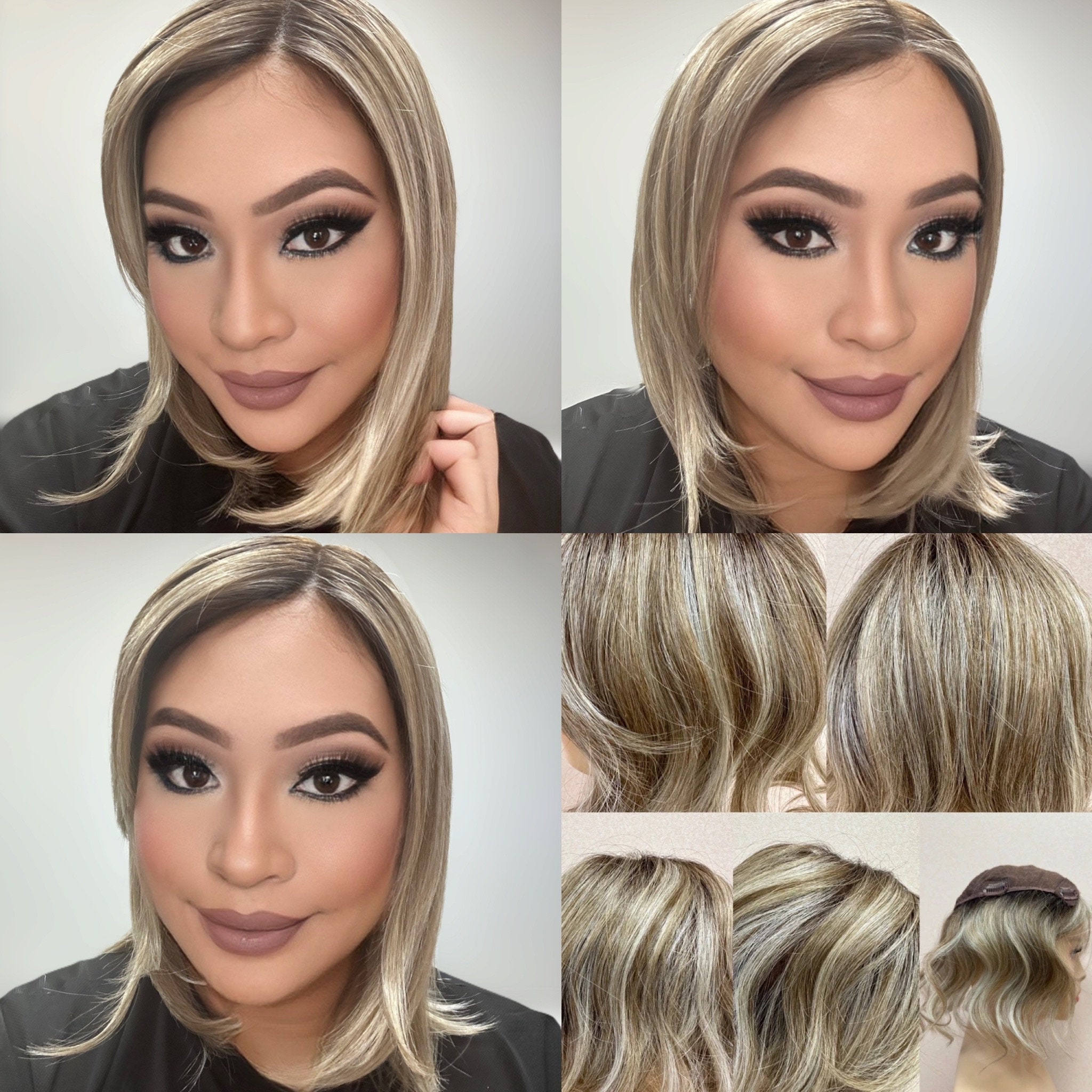 Human Hair Womens Topper Toupee Extensions Enhancer Premium Quality ...
