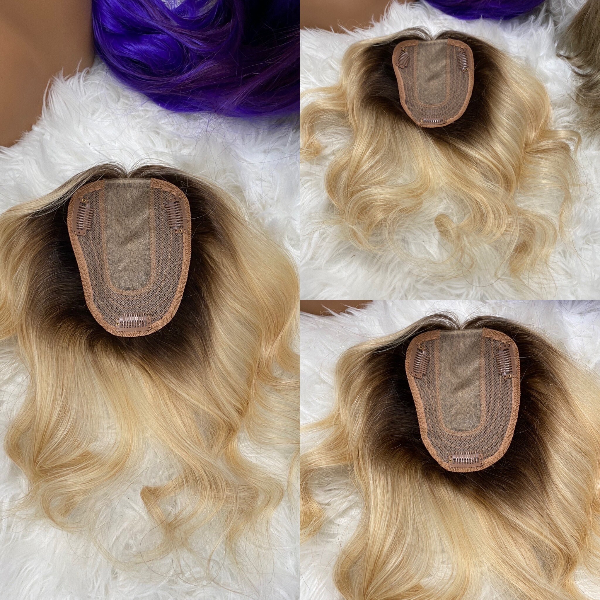 Human Hair Womens Topper Extensions Enhancer Lace Front High - Etsy