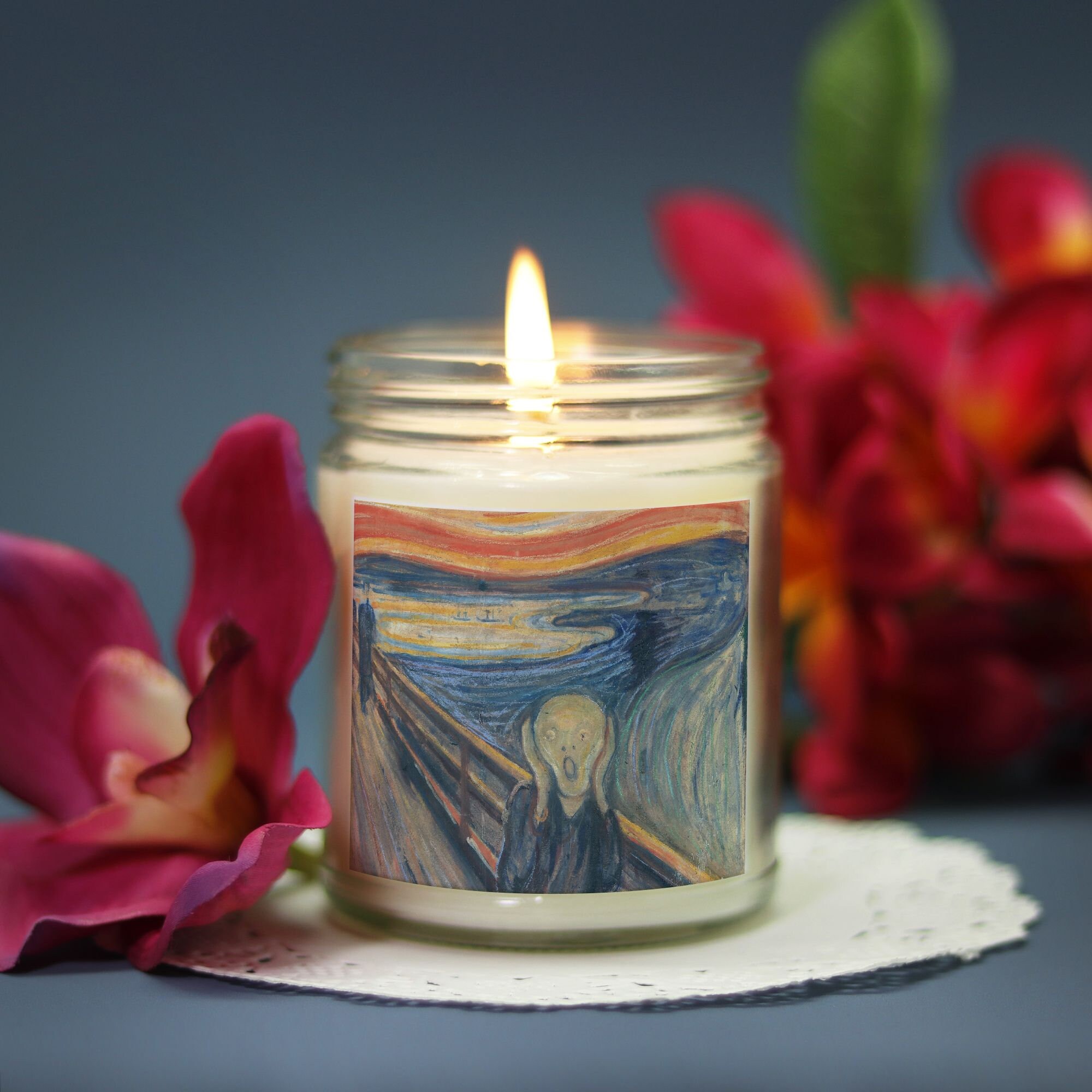 The Scream by Edvard Munch Candle hand Poured 9 Oz. - Etsy