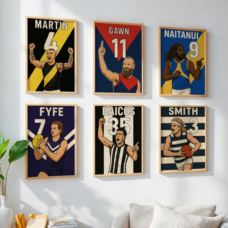 Afl Posters - Etsy Australia