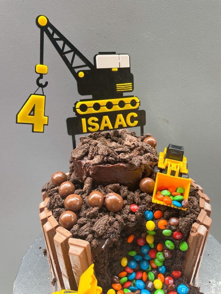 Construction Cake Topper - Etsy Australia